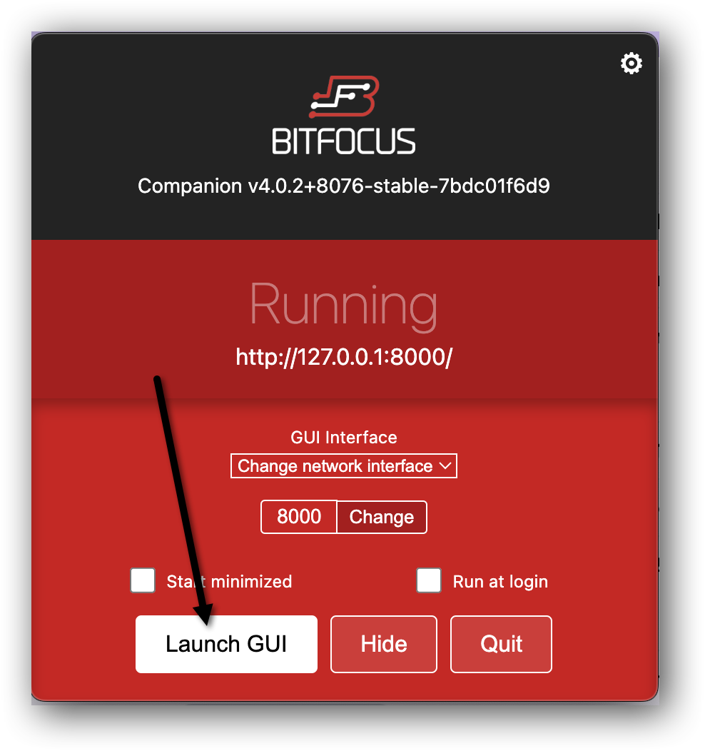 Using Bitfocus Companion and Stream Deck with Resi Go Live API