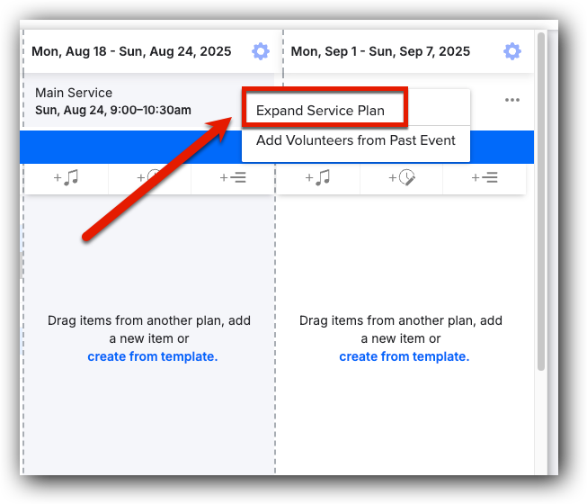 How to Create a Worship Set List in Pushpay ChMS