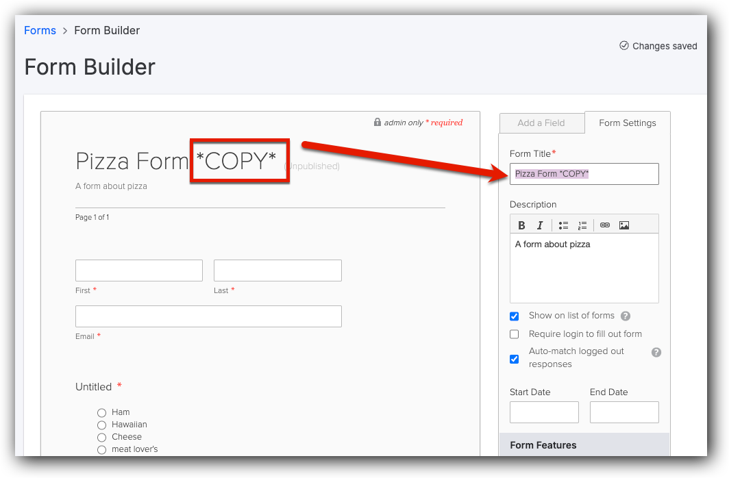 How to Edit or Duplicate a Form in Pushpay ChMS