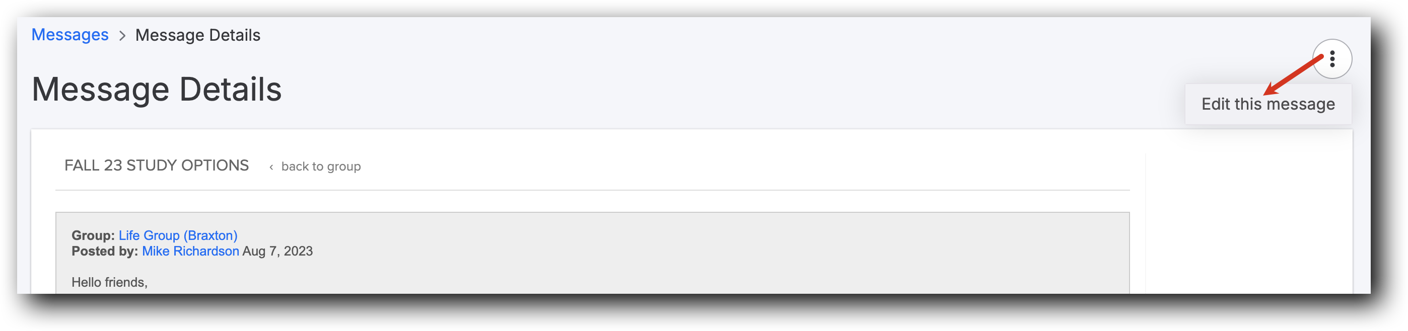 How to Edit or Delete a Group Message