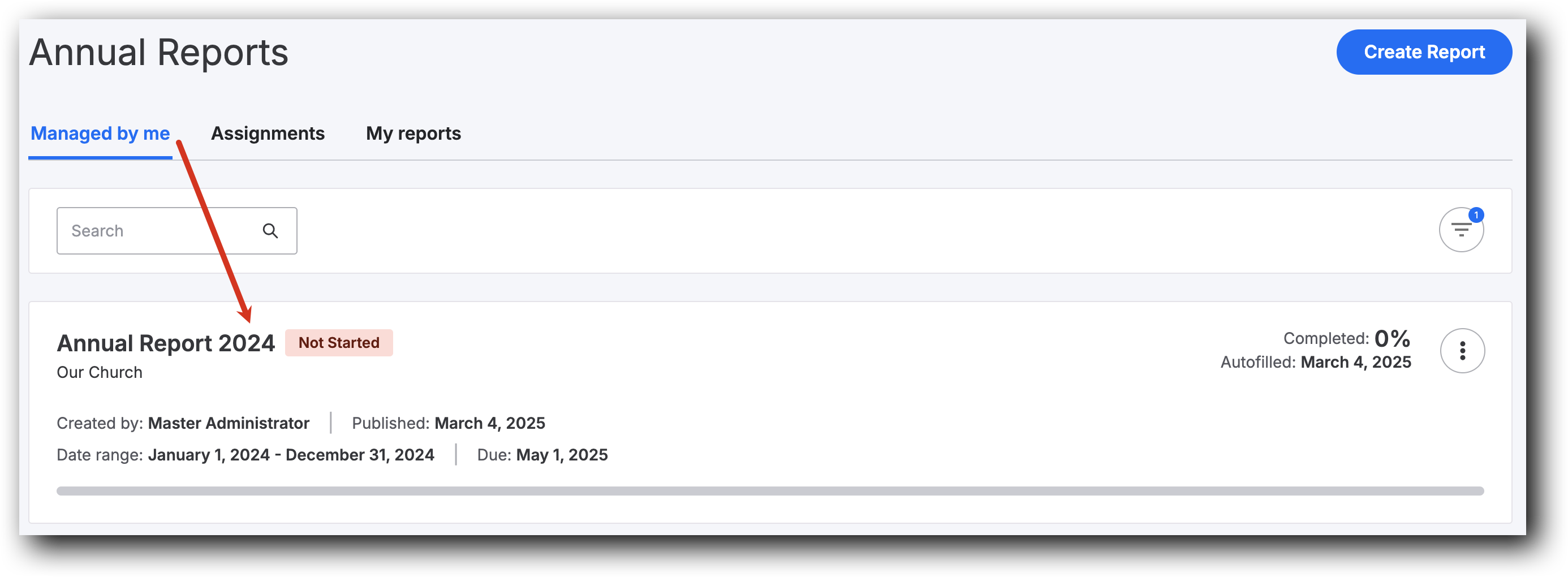 How to Complete the Annual Report
