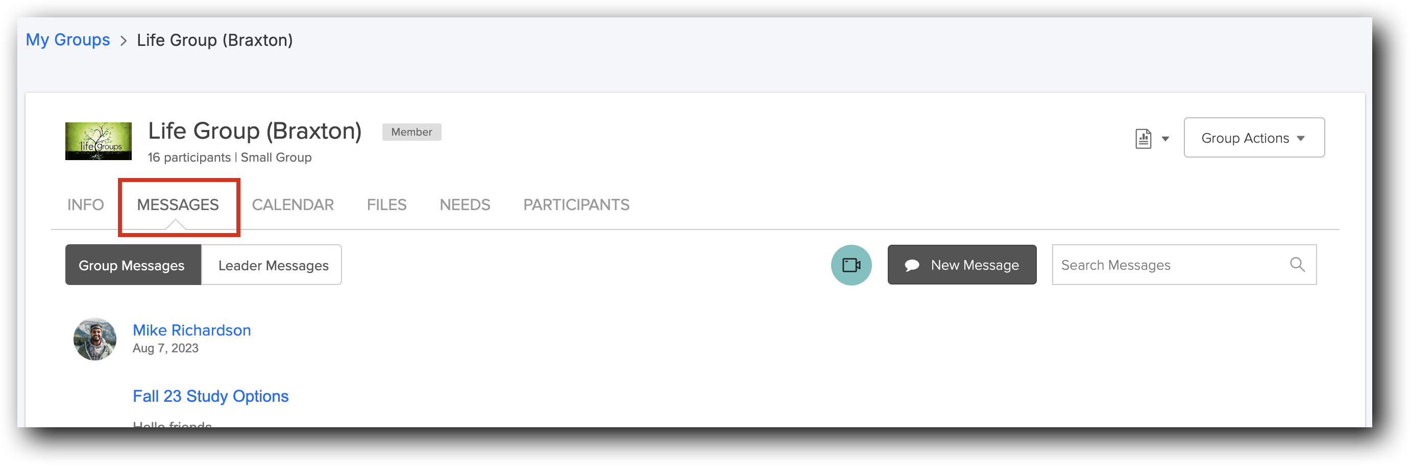 How to Edit or Delete a Group Message