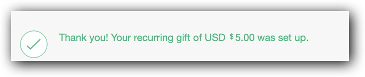 How to Set Up a Recurring (Repeating) Gift