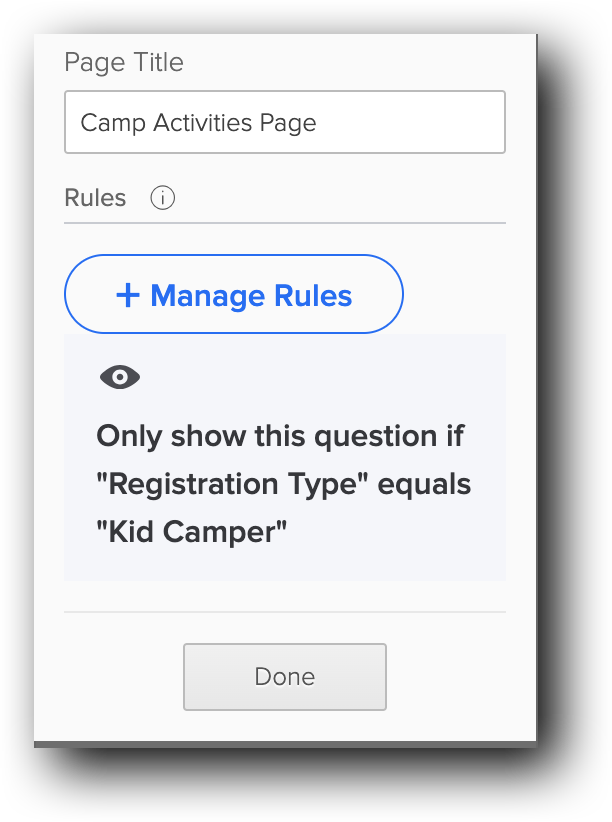 Learning about Conditional Logic in ChMS Forms