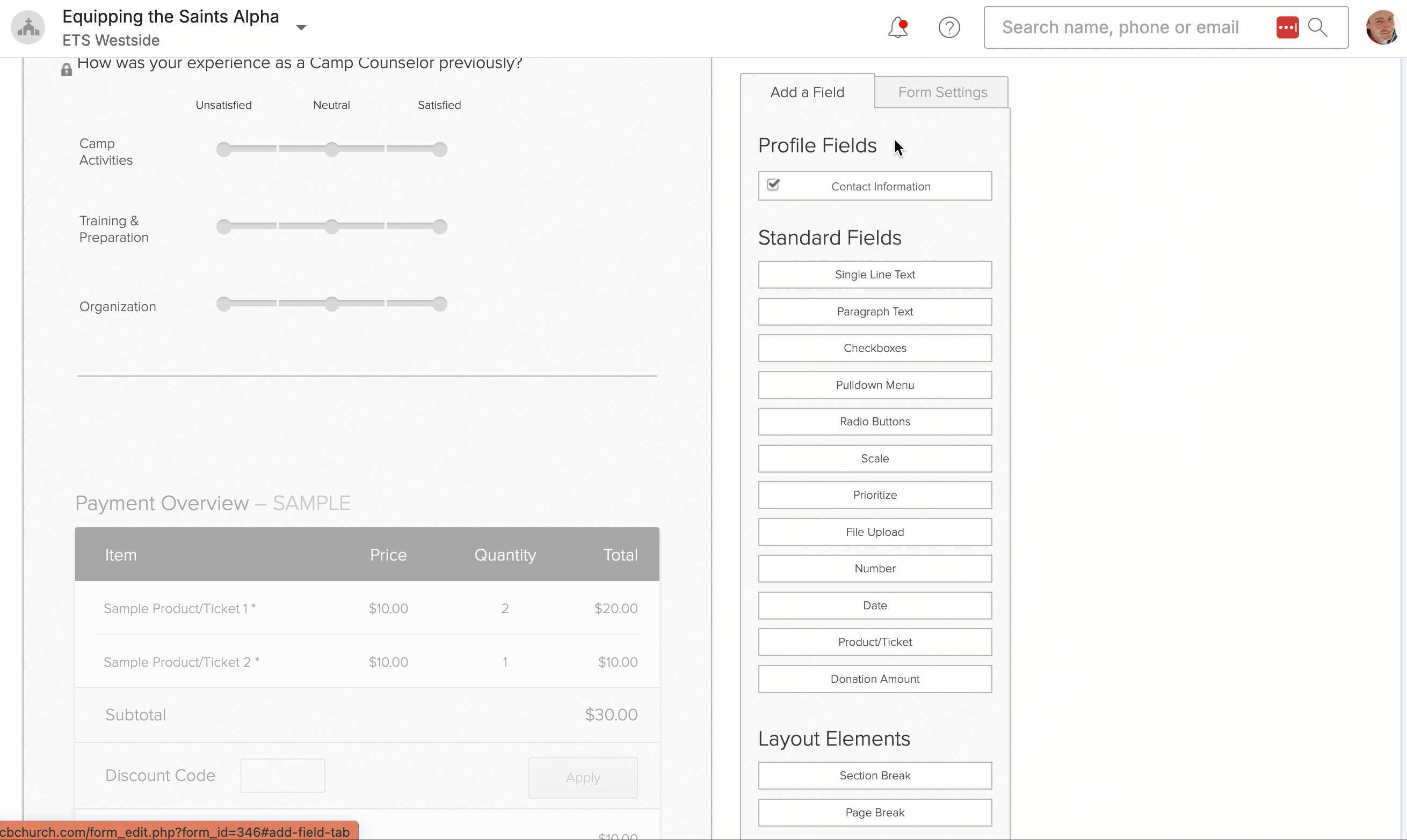 Learning about Conditional Logic in ChMS Forms