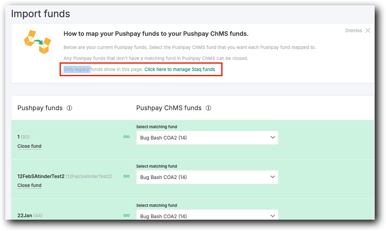 Learning about Fund Sync